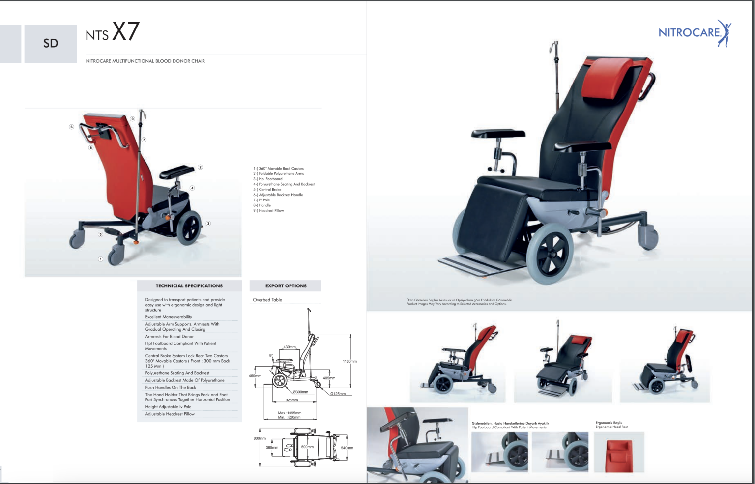 Hospital Dialysis Chairs and Chemotherapy Chairs